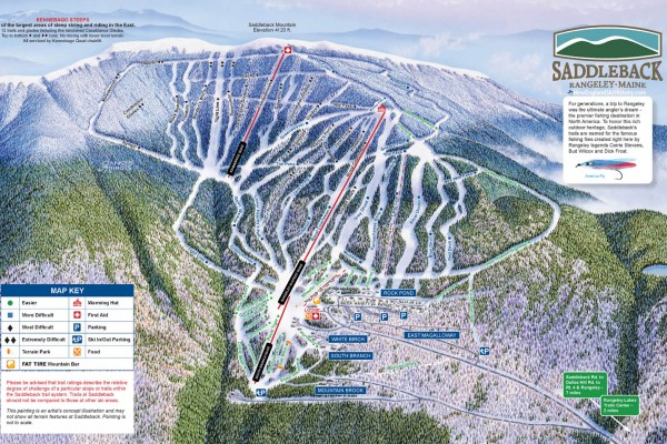 Saddleback Mountain Resort History - Maine - NewEnglandSkiHistory.com