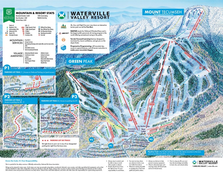 Waterville Valley Resort History - New Hampshire - NewEnglandSkiHistory.com
