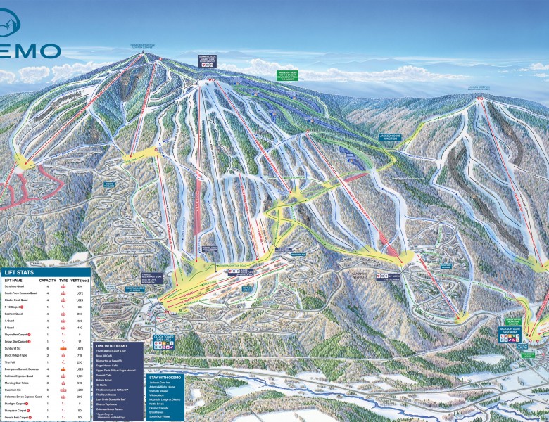 Okemo Mountain Resort History - Vermont - NewEnglandSkiHistory.com